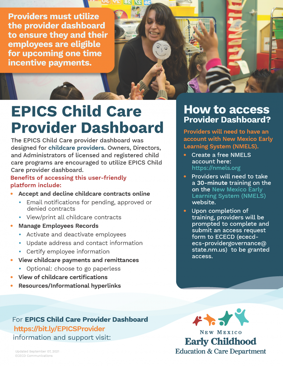 ECECD Early Childhood Community Newsletter: October 4, 2021 | Early ...