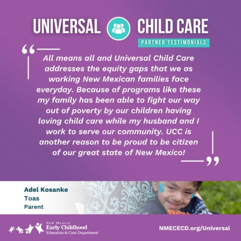 Universal Child Care | Early Childhood Education & Care Department